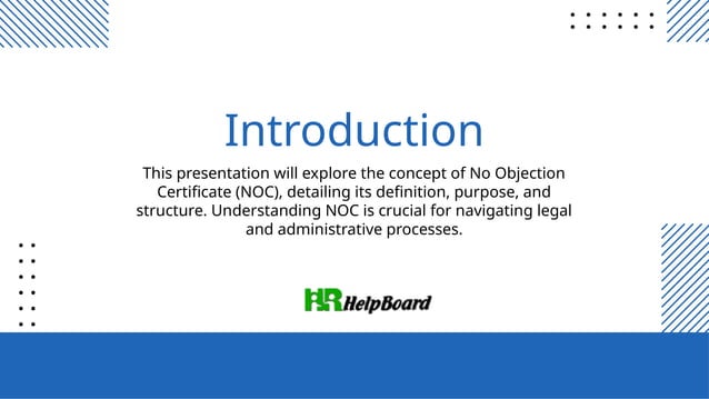 No Objection Certificate(NOC), NOC Certificate | PPT