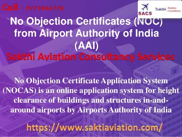NOC From Airport Authority of India - SACS | PPTX