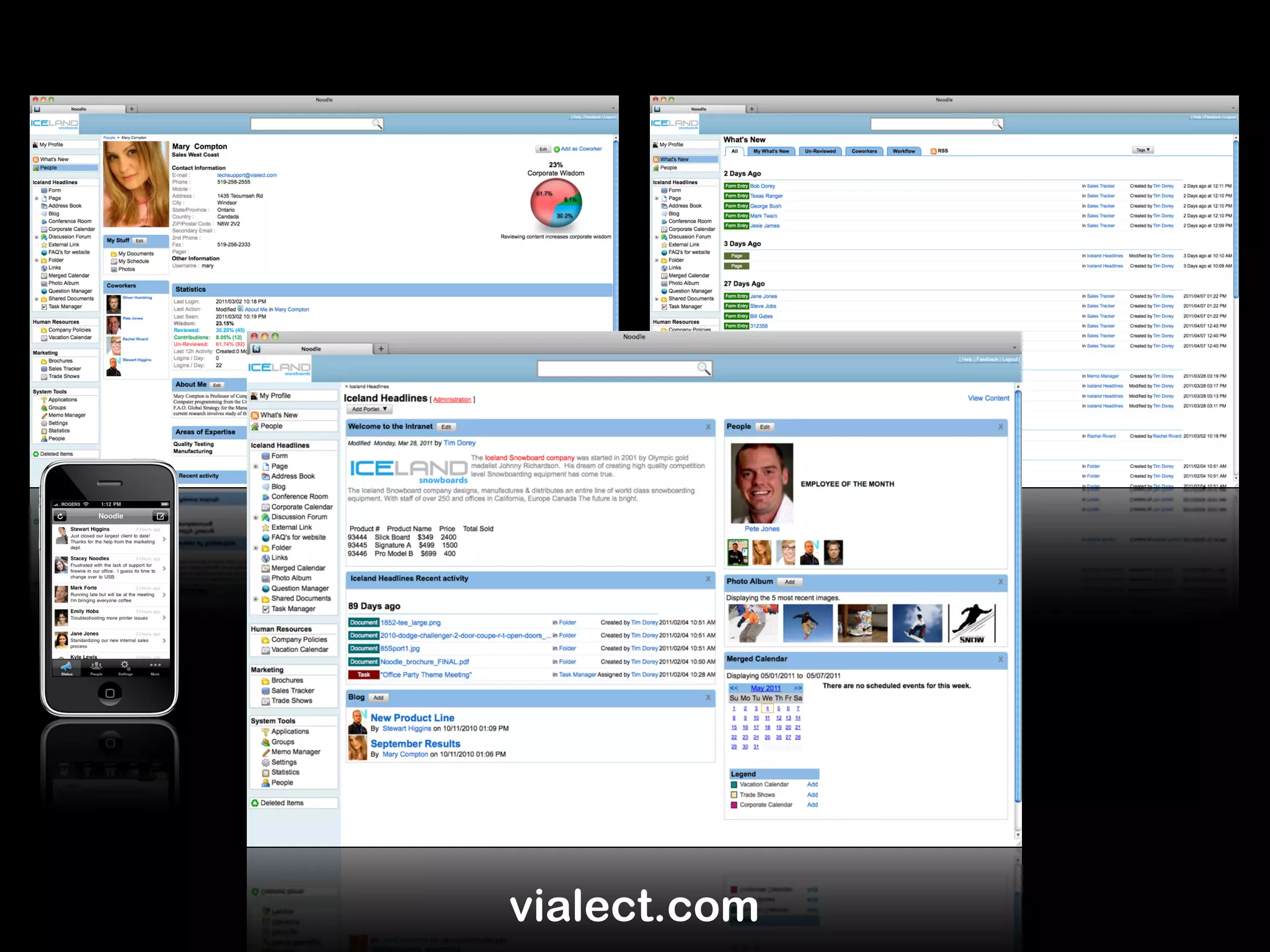 Noodle Intranet Software Overview | PDF