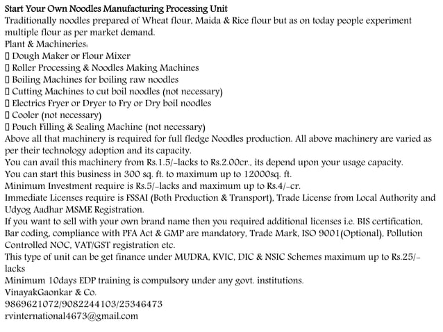Noodles Manufacturing Process | PPTX Noodles Manufacturing Process | PPTX