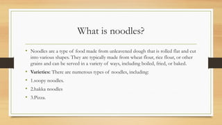 Noodles Around the World: A Flavor Journey | PPTX