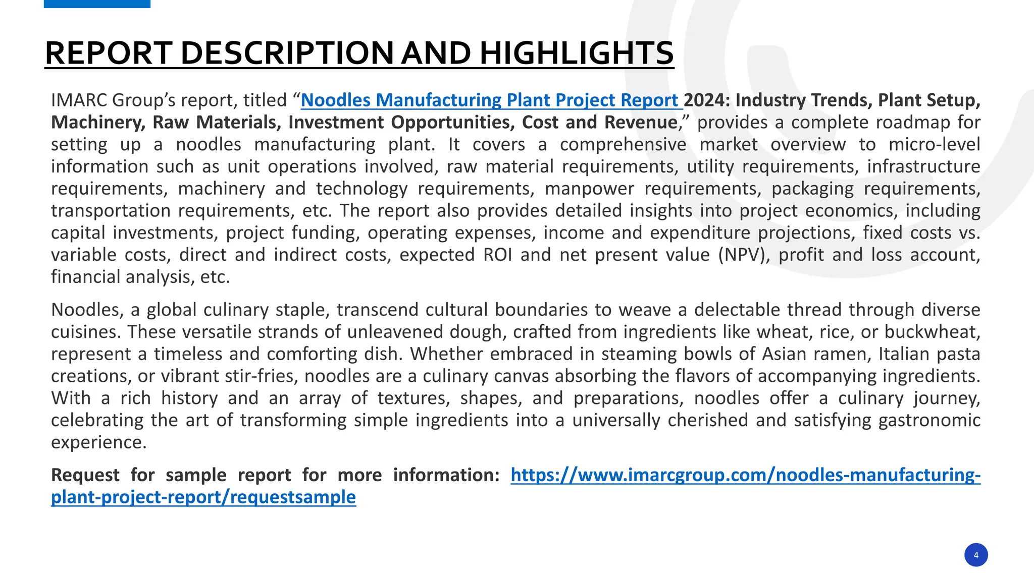 Noodles Manufacturing Plant Project Report.pptx