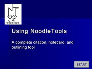 Noodle tools | PPS