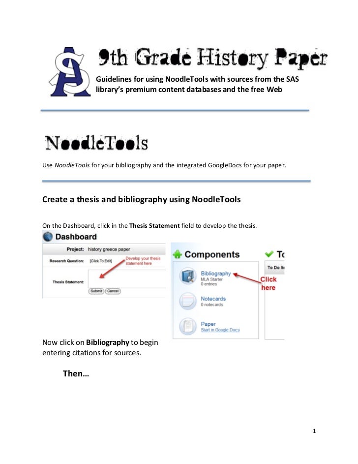 NoodleTools Citation Tips NoodleTools Citation Tips