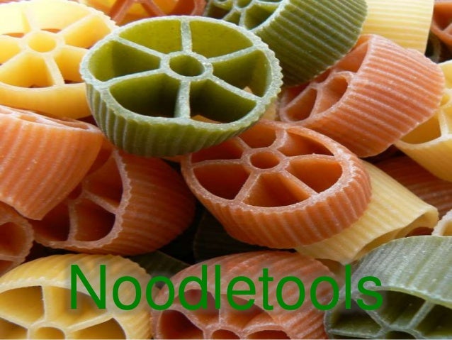 Noodletools in the neighborhood