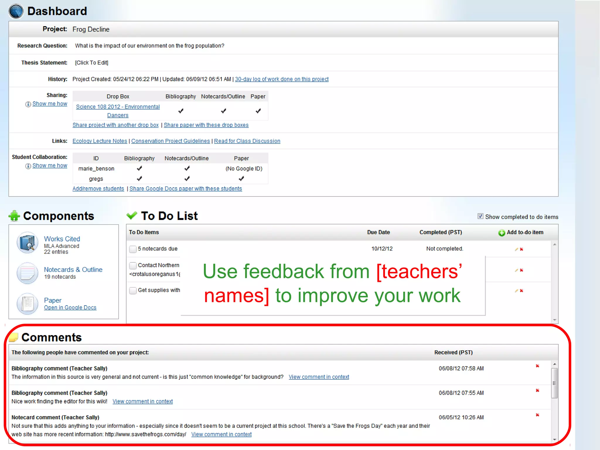 NoodleTools for Students - How to create a bibliography | PPT