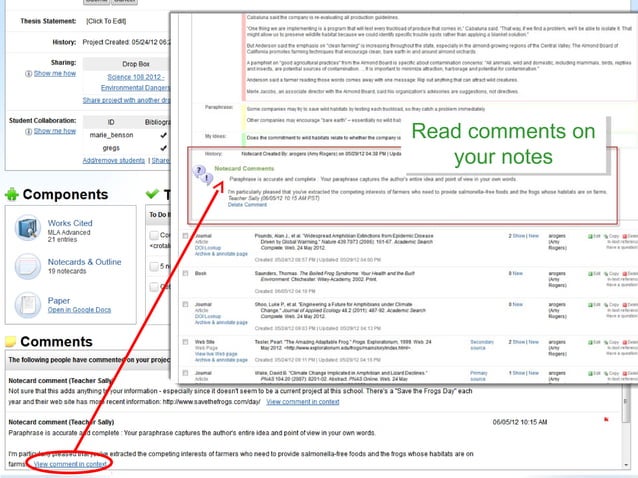 NoodleTools for Students - How to create a bibliography | PPT