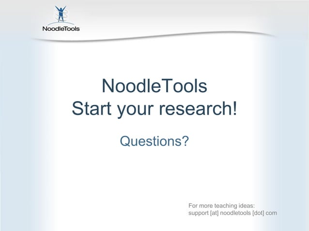 Noodletools for students | PPT
