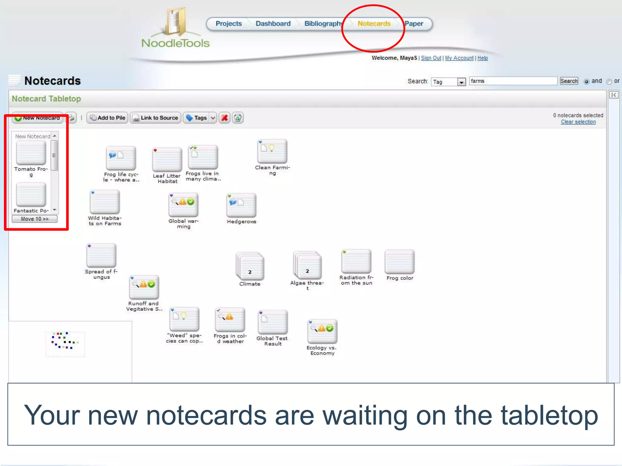 NoodleTools Notecards for Students | PPT
