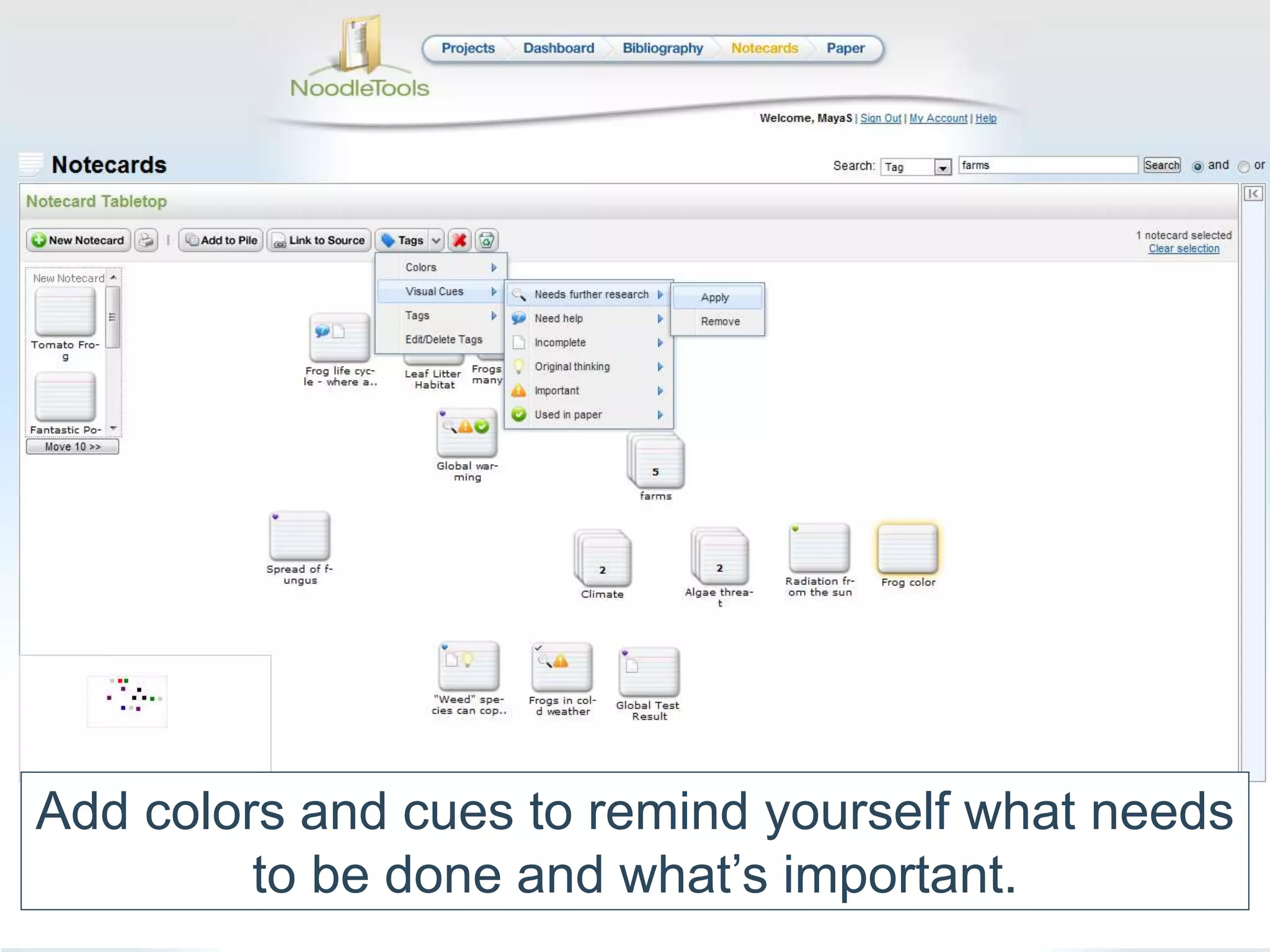 NoodleTools Notecards for Students | PPT
