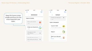 Noom App - UX Best Practice | PDF