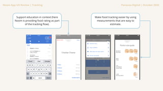 Noom App - UX Best Practice | PDF