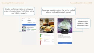 Noom App - UX Best Practice | PDF
