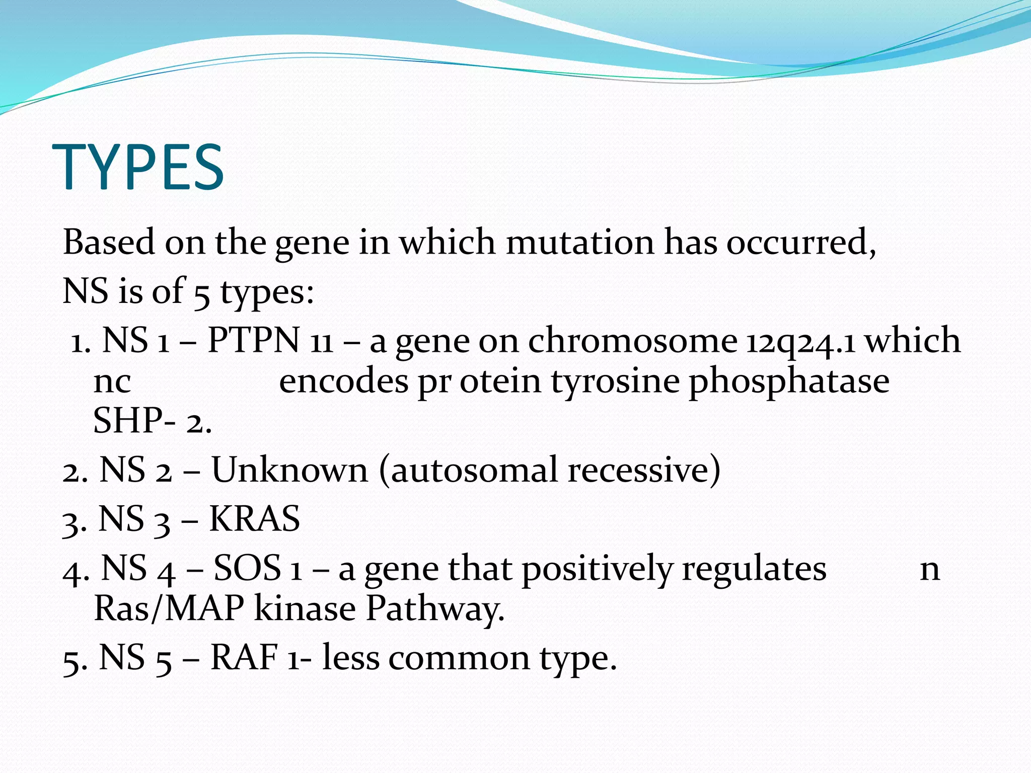 Noonan syndrome | PPTX | Heart and Cardiovascular Diseases | Diseases ...