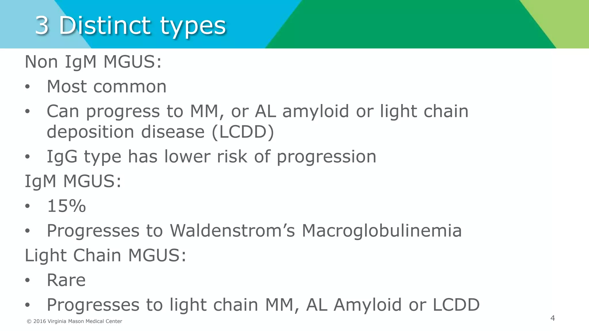 Noon conference mgus | PPTX