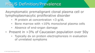 Noon conference mgus | PPTX