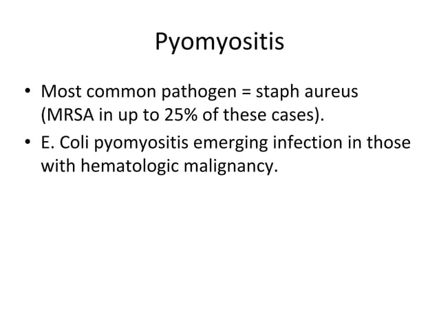 Pyomyositis | PPTX
