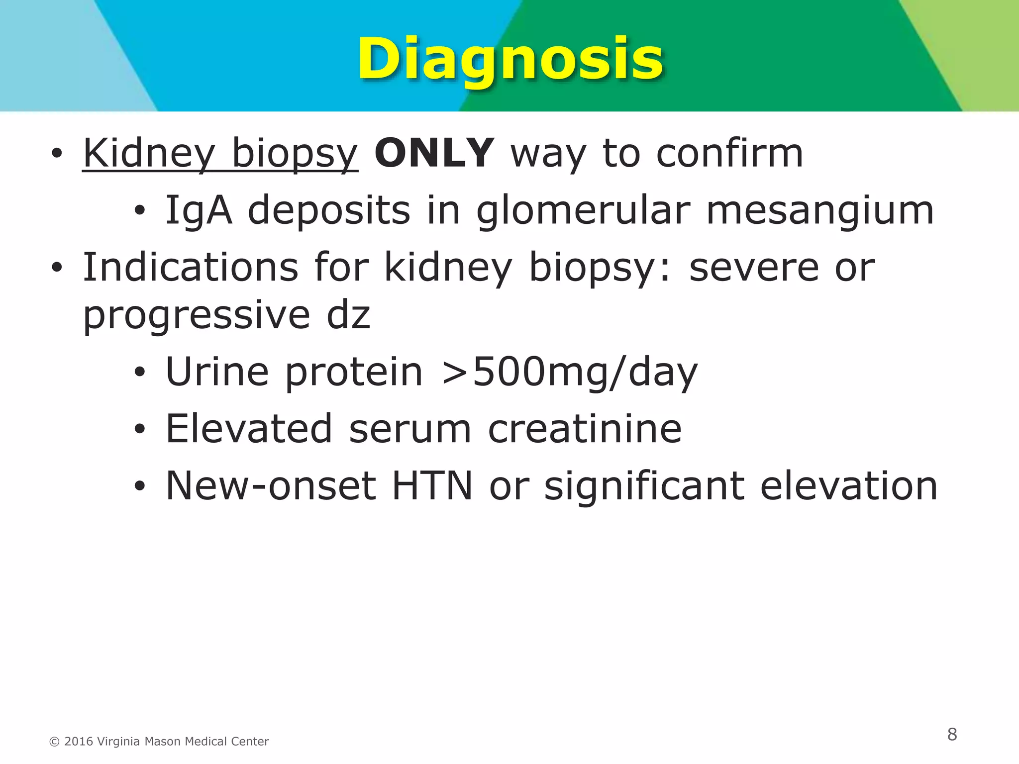 IgA Nephropathy | PPTX