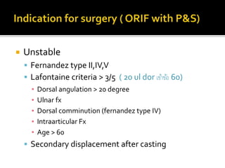 distal end radius fracture | PPTX