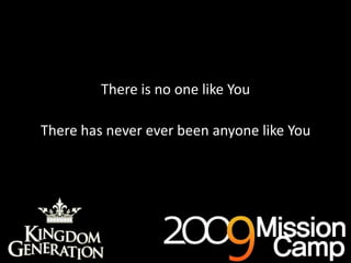 No one like you | PPTX