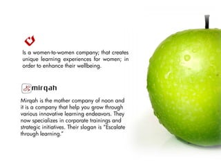 Noon - Enhancing Women Well-Being | PDF