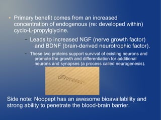 Noopept - Nootropic for Cognitive Enhancement | ODP | Brain and Nervous ...