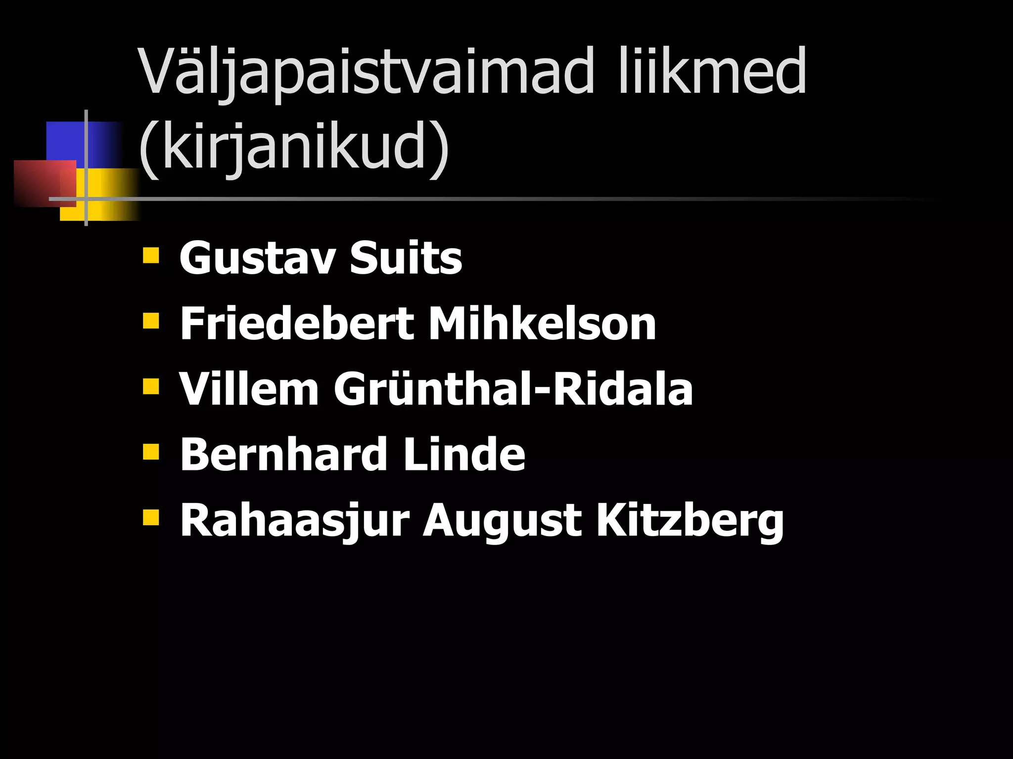 Noor eesti | PPT