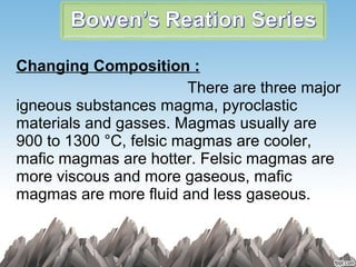 Bowen’s Reaction Series | PPT