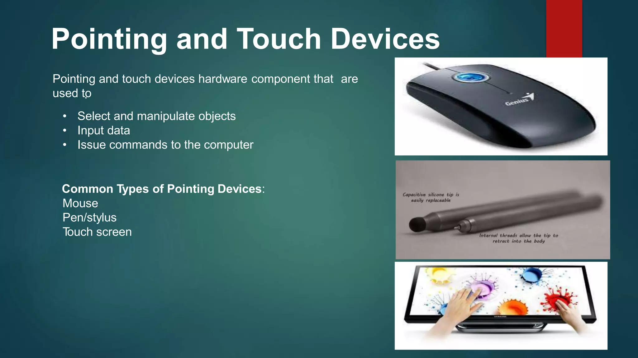 input and out put devices of computer | PPT