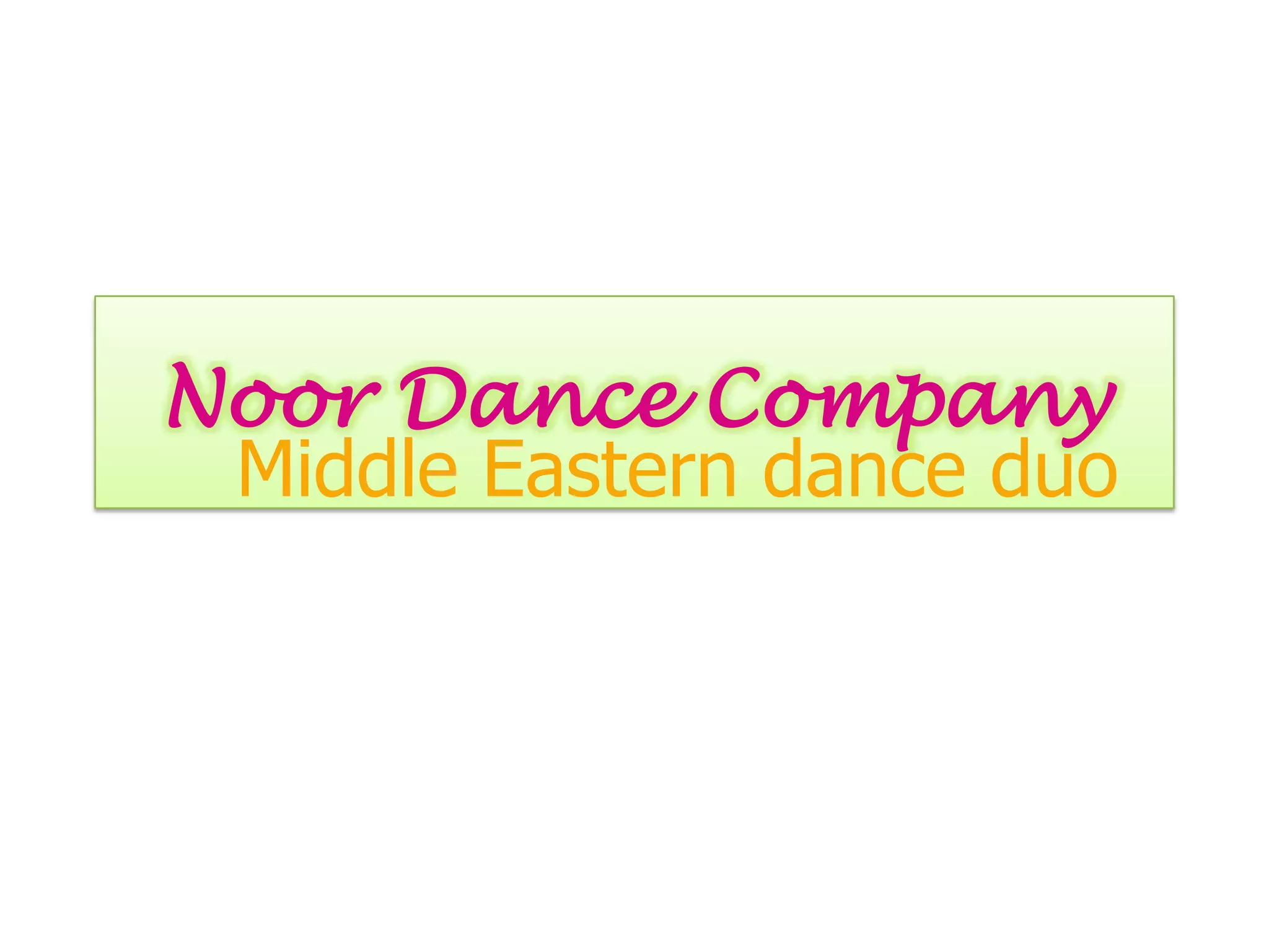 Noor dance co.proposal | PPTX