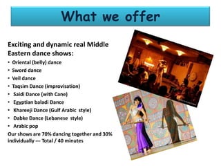 Noor dance co.proposal | PPT