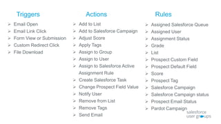 Engagement Studio, Pardot at Developer Week 2019 | PPT