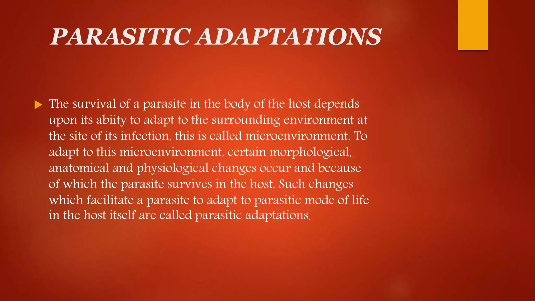 parasitic adaptaqtion | PPTX