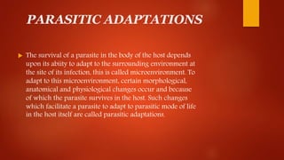 parasitic adaptaqtion | PPTX