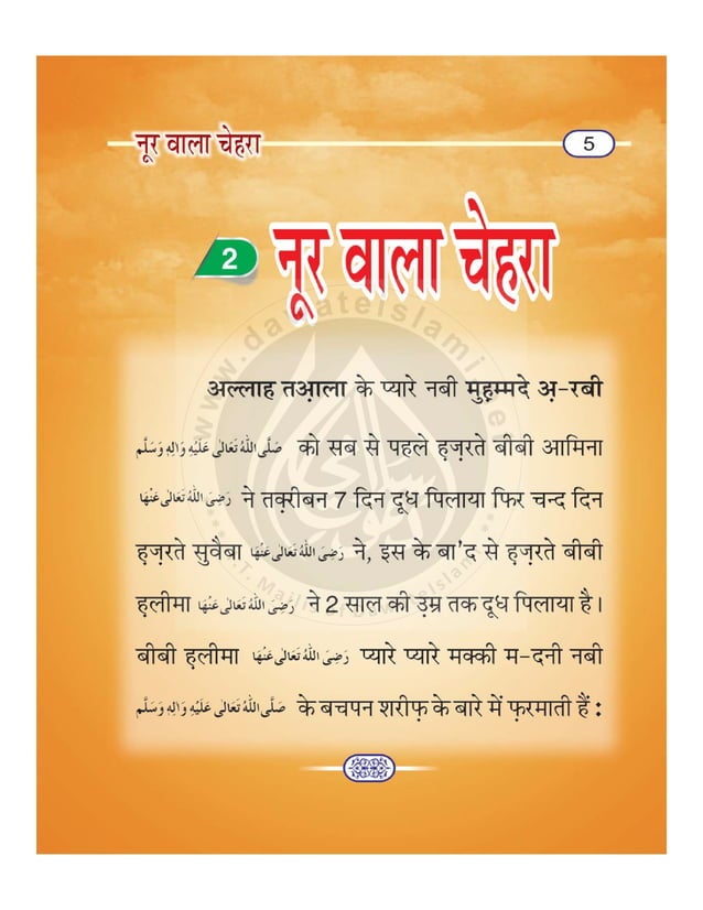 Noor wala chehra hindi (नूर वाला चेहरा) | PDF