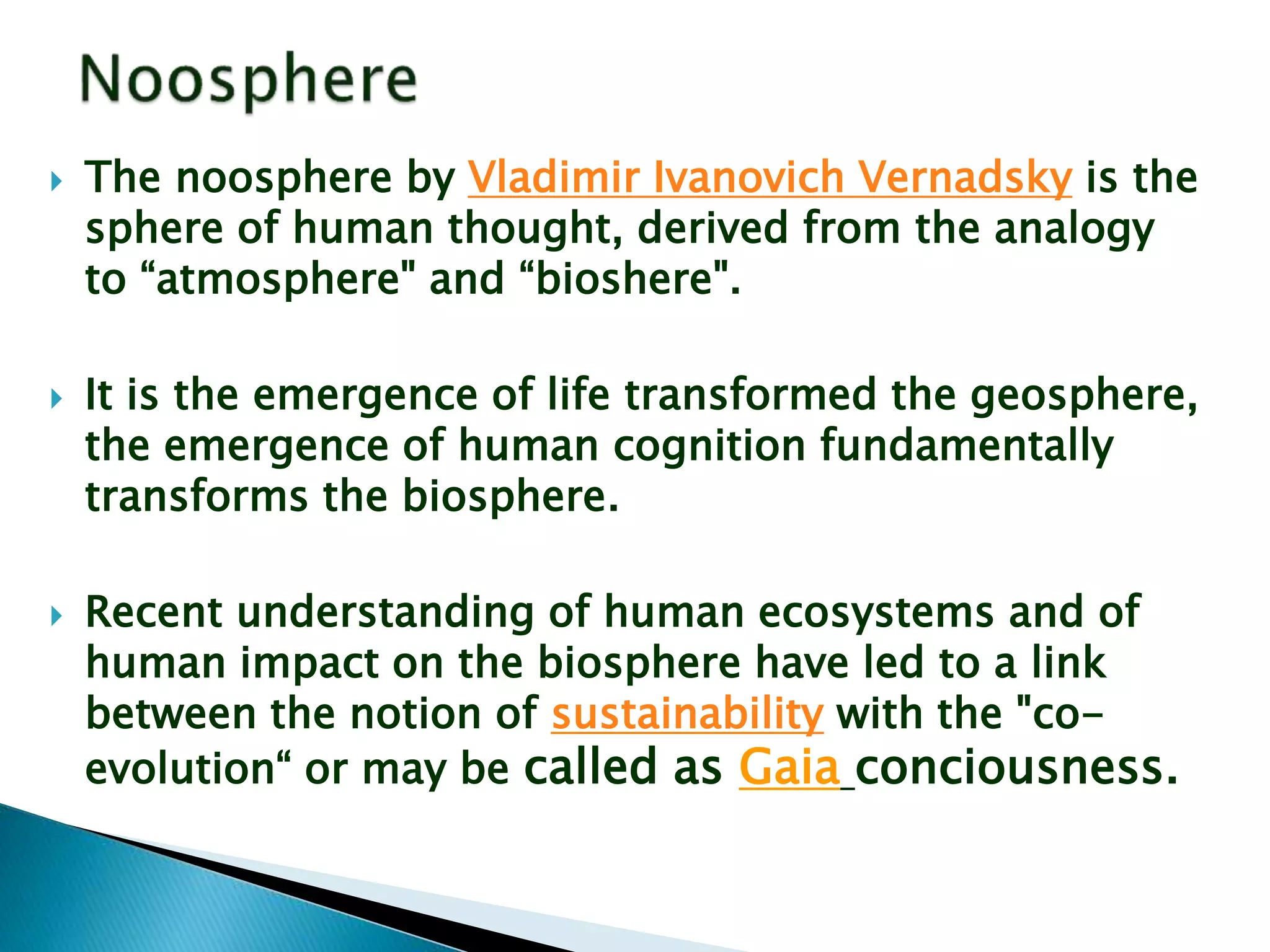 Noosphere and innovative ideas | PPT
