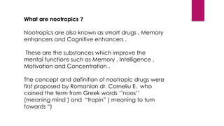 Screening model of nootropics.pptttttttt | PPTX
