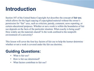 Fair Use 1 | PPTX