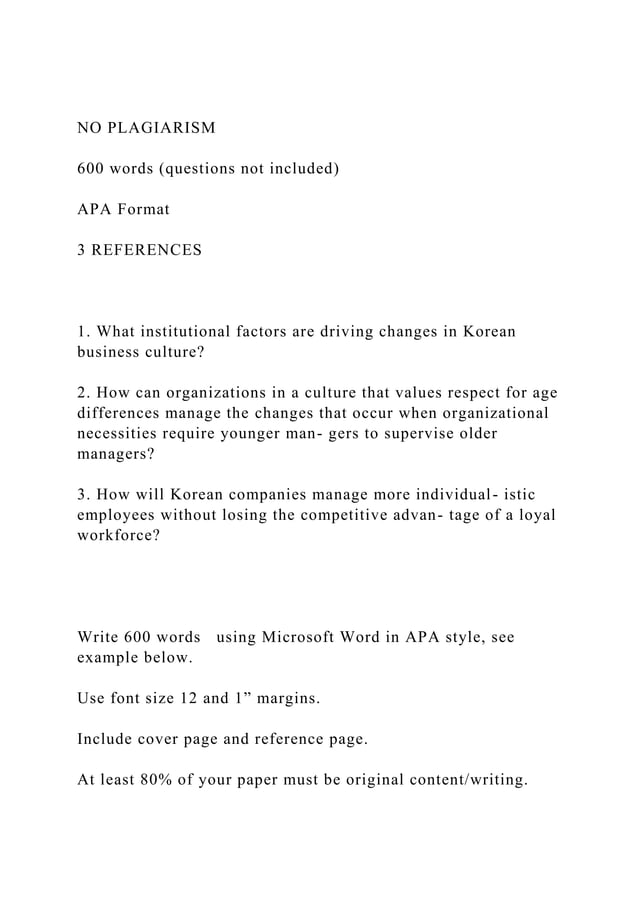 NO PLAGIARISM600 Words questions Not Included APA Format docx no-plagiarism600-words-questions-not-included-apa-format-docx