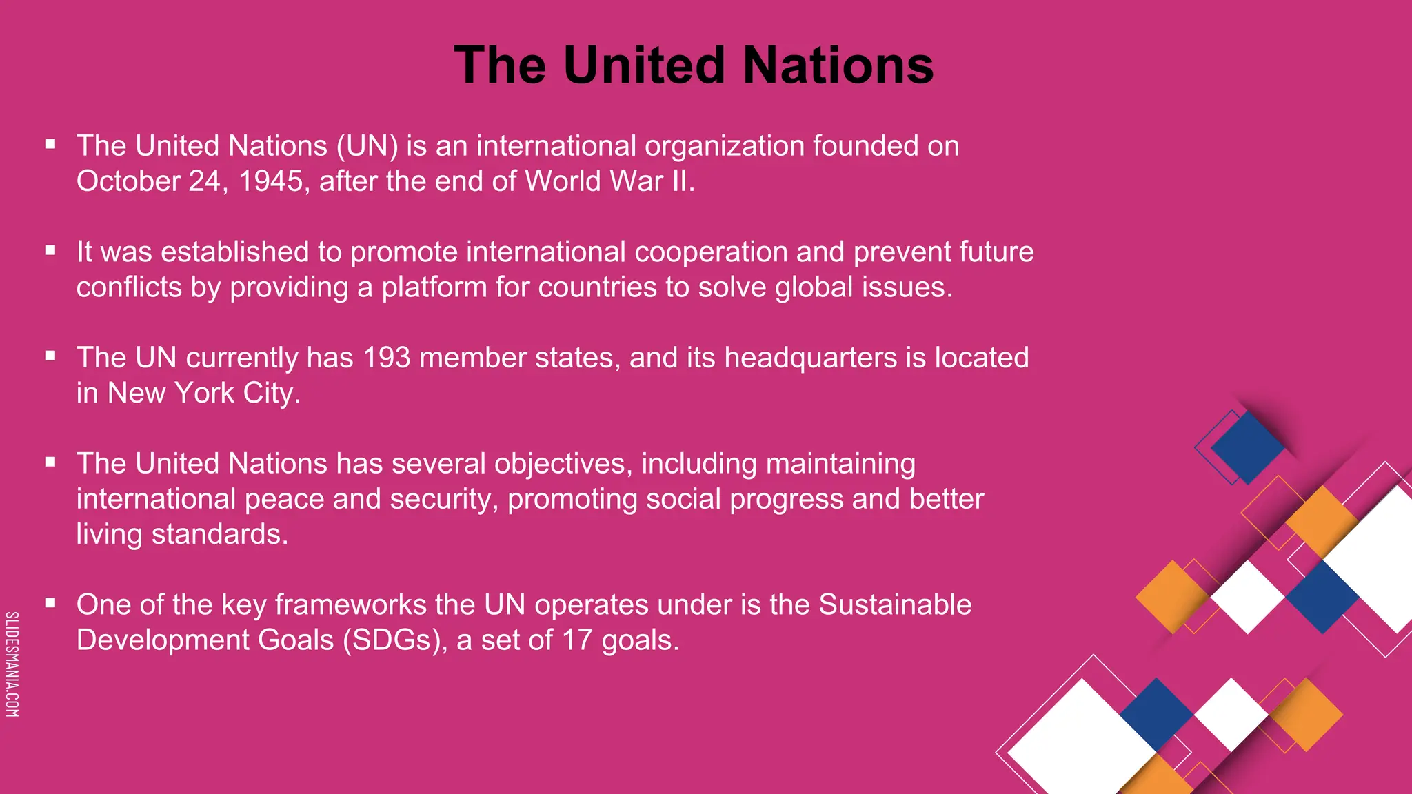No poverty A Goal Of United Nations Power Point | PPTX
