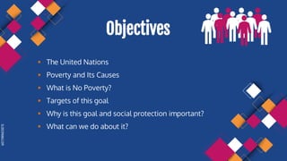 No poverty A Goal Of United Nations Power Point | PPTX