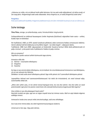 Noppeid enesearengufestivalilt "Õnnelik mina" | PDF