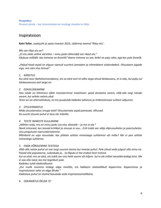 Noppeid enesearengufestivalilt "Õnnelik mina" | PDF