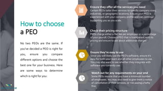 Cracking The PEO For Startups Code | PPTX