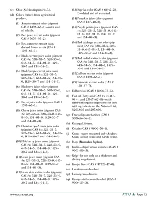 Organic Standards for Handling (Processing): Highlights of the USDA's ...