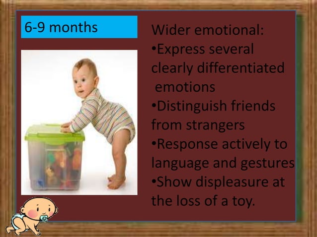 module14: Socio-emotional development of Infants and toodlers | PPTX