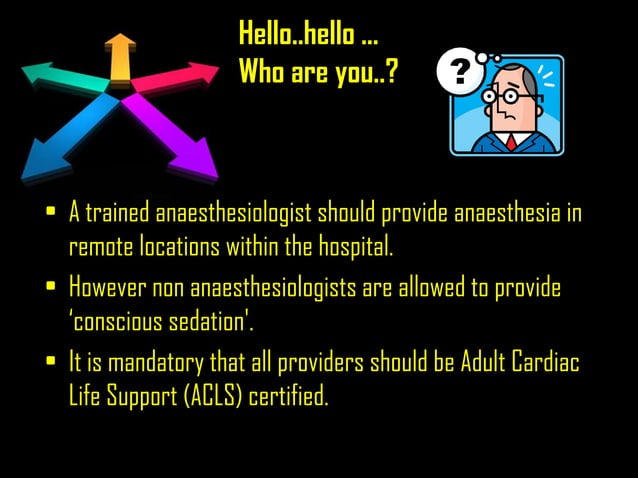 NON OPERATING ROOM ANAESTHESIA | PPTX
