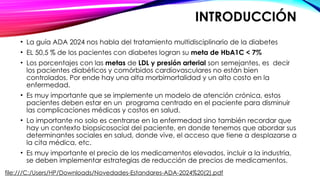 diabetes mellitus tipo 2 manejo del nuevo diabetico | PPTX