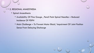 NON OPERATING ROOM ANESTHESIA (NORA) AND DAY CARE ANESTHESIA | PPTX