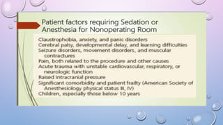 NON OPERATING ROOM ANESTHESIA (NORA) AND DAY CARE ANESTHESIA | PPTX